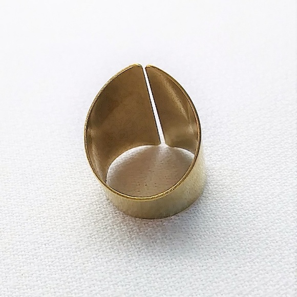 Jewelry | Split Asymmetrical Adjustable Ring | Poshmark